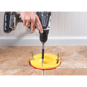 Oatey 1/4 in. - 1-5/8 in. Toilet Flange Extender Kit 43400 - The Home Depot