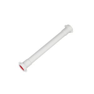 Oatey 1-1/2 in. x 16 in. White Plastic Double Slip-Joint Sink Drain ...