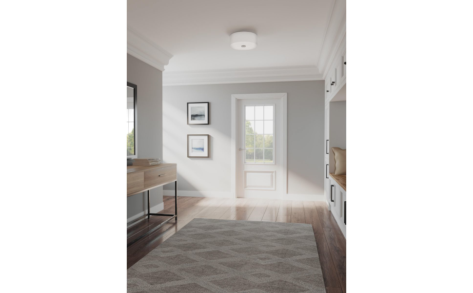 Progress Lighting Inspire Collection 13 in. Brushed Nickel Integrated ...