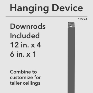 Hunter Station 3-Light Brushed Nickel Pendant Light with Cased White ...