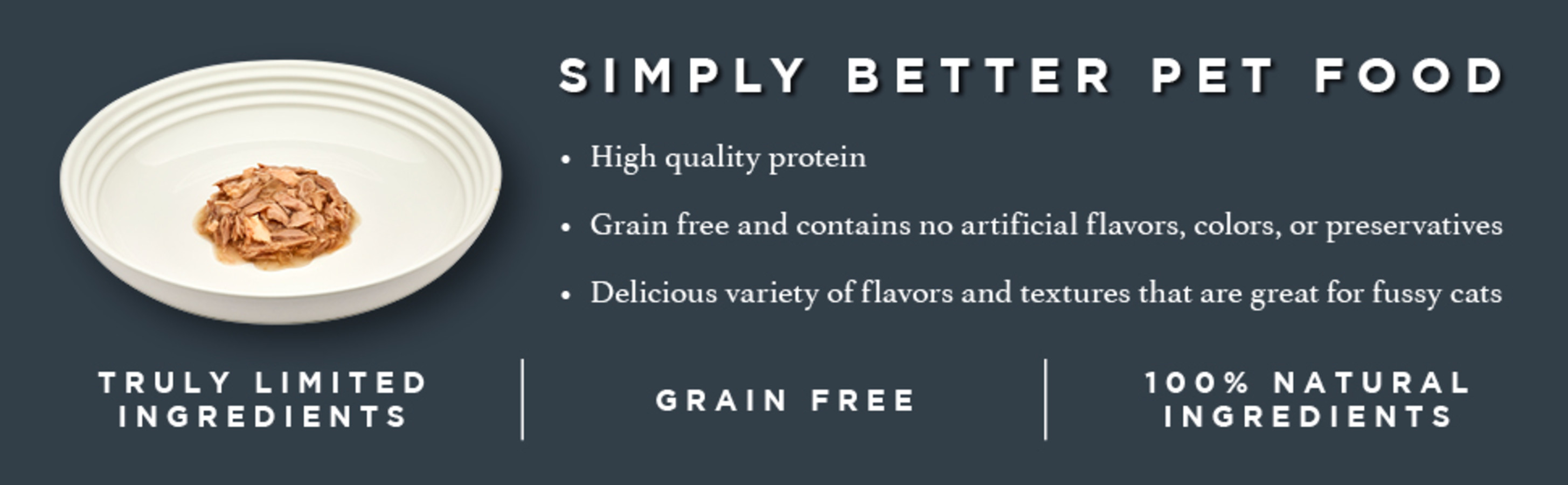 Reveal Limited Ingredient Natural Grain Free, Tuna Fillet with Salmon ...