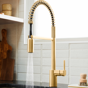 MOEN Align 1-Handle Pre-Rinse Spring Pulldown Kitchen Faucet with ...