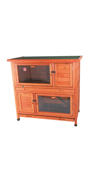 TRIXIE Natura Rabbit Hutch with Dual Levels & Secure Run