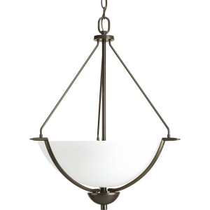 Progress Lighting Bravo Collection 3-Light Antique Bronze Chandelier ...