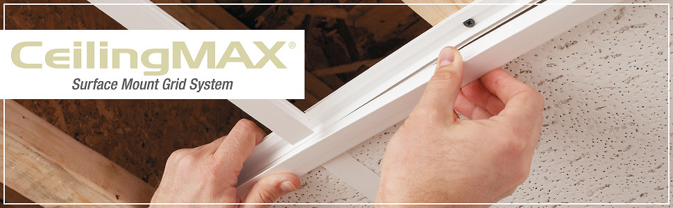 CeilingMAX® 100 sq ft Ceiling Grid Kit - 45 Piece at Menards®