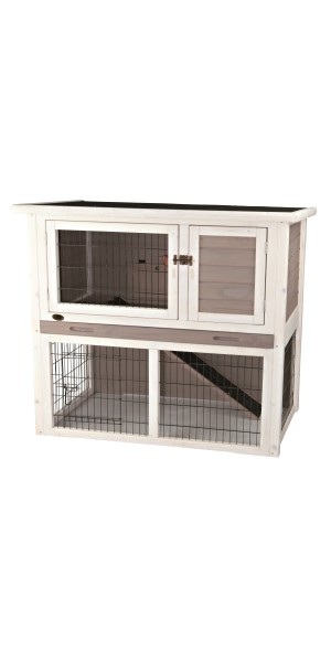 TRIXIE Natura Rabbit Hutch with Dual Levels & Secure Run