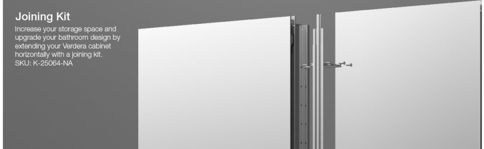 KOHLER 34 in. W x 33 in. H Rectangular Frameless LED Light Wall-Mount ...