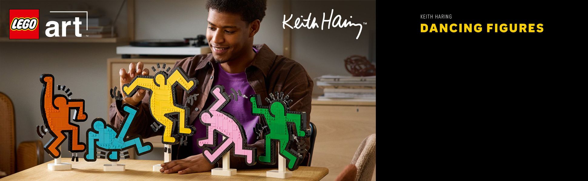 Keith Haring Dancing Figures Original