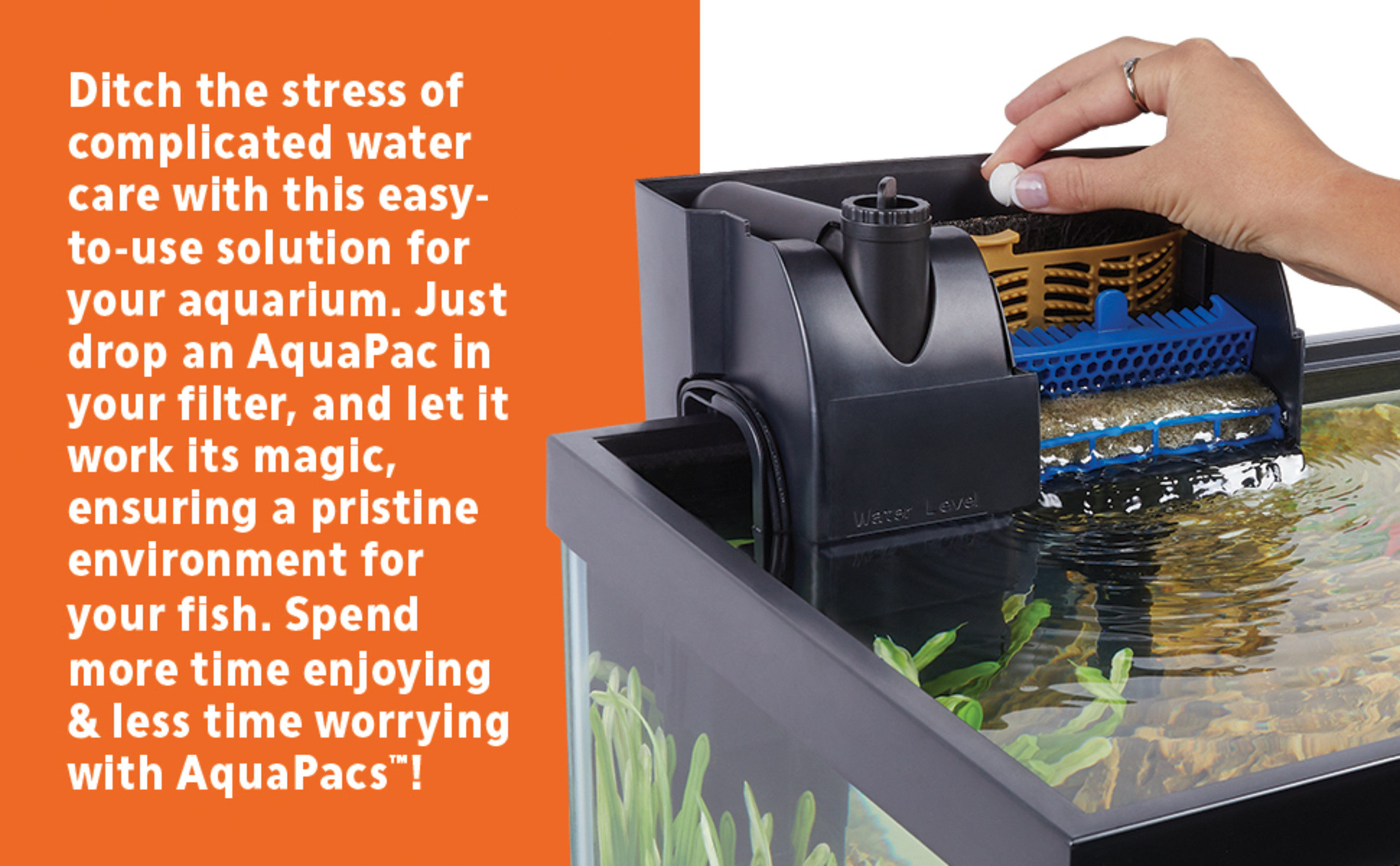 Aqueon AquaPacs Water Conditioner, 10 Gallon, Pack of 12 | Petco