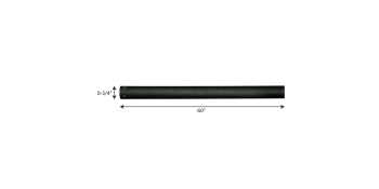 Progress Lighting AirPro 60 in. Forged Black Extension Downrod P2608-80 ...