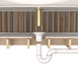 Oatey PVC Freestanding Tub Drain Kit 46000P - The Home Depot