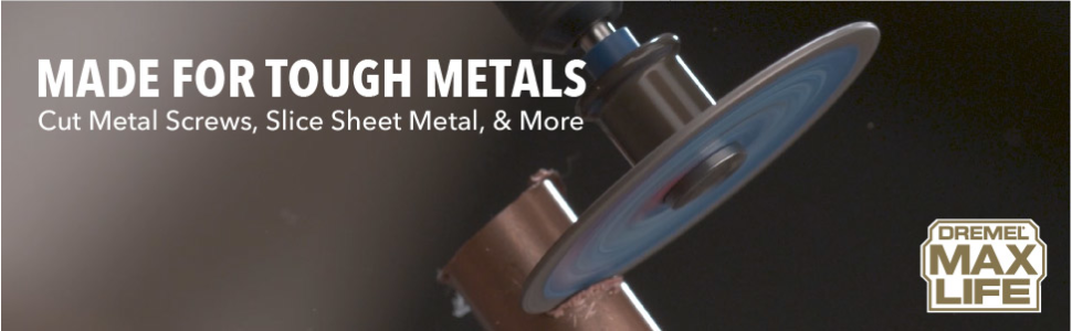 Dremel Max Life 1-1/2" EZ Lock Premium Metal Cutting Wheel EZ506HP ...