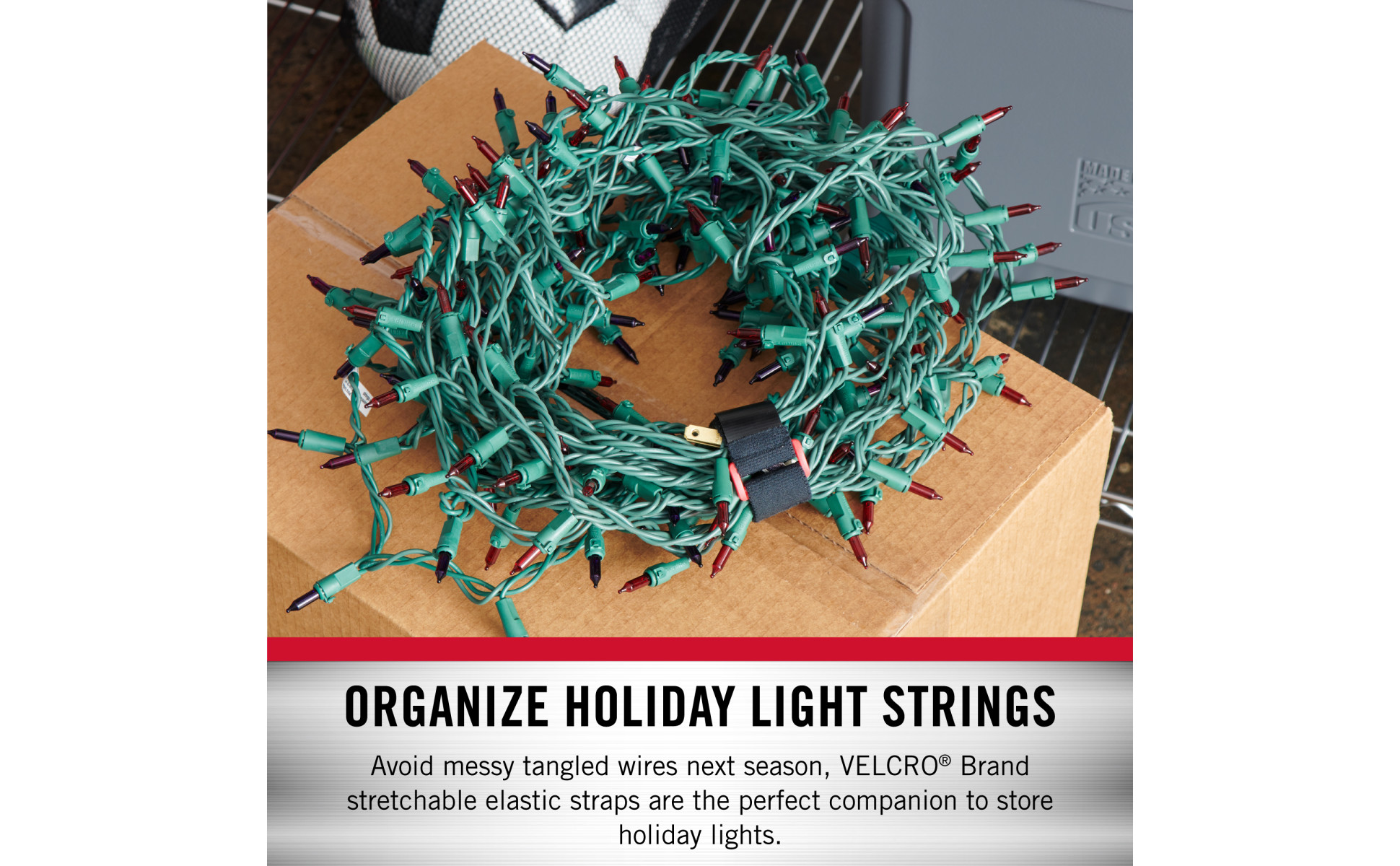 VELCRO® Brand Black 1" x 15" Elastic Cinch Cord - 2 Pack at Menards®