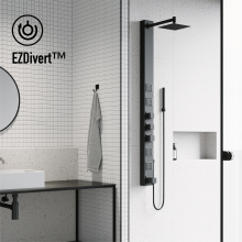 VIGO Bowery 58 in. H x 4 in. W 4-Jet Shower Panel System with Square ...