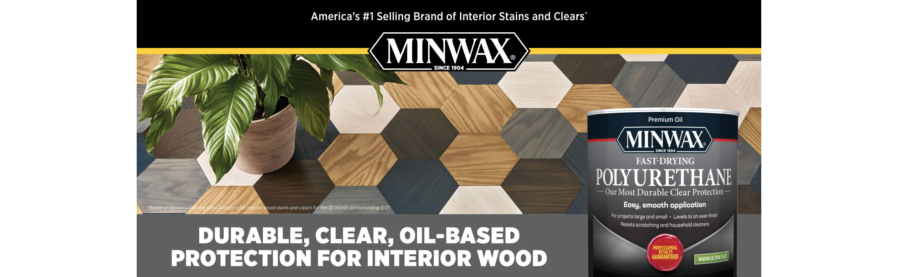 Minwax Warm Ultra Flat Clear Oil-Based Fast-Drying Polyurethane 1 qt ...