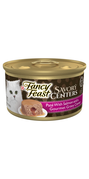 Fancy Feast Savory Centers Pate with a Gravy Center Wet Cat Food ...