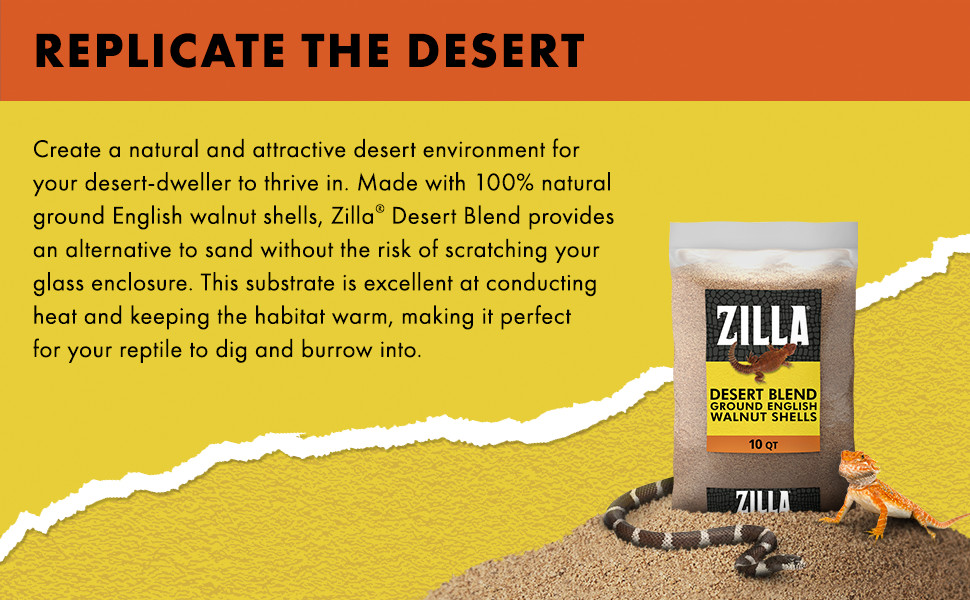Zilla Ground English Walnut Shells Reptile Bedding | Petco