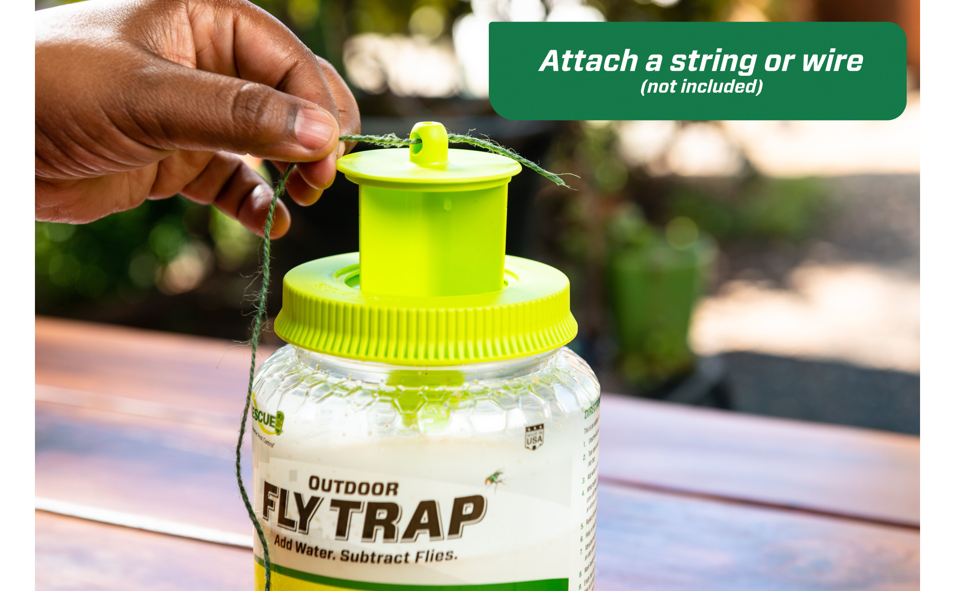 RESCUE Outdoor Reusable Fly Trap Canister 100061186 The Home Depot