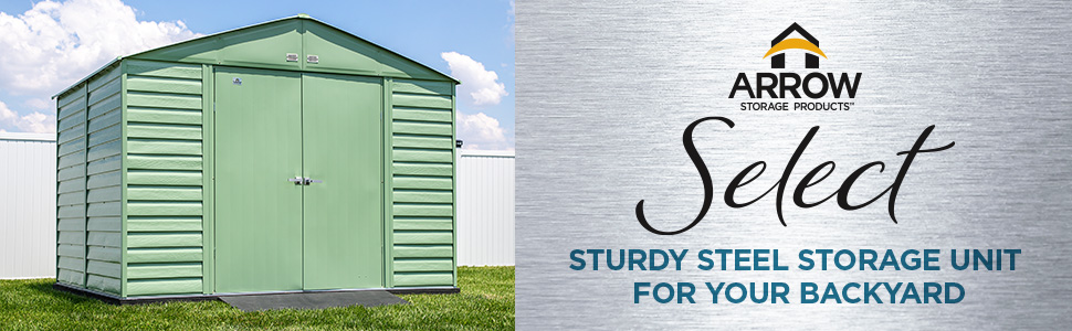 Arrow Select Steel Outdoor Storage Shed 10 x 12 at Menards®