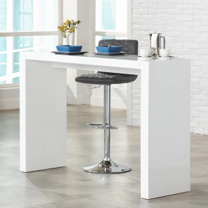White lacquer bar table store