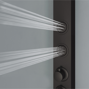 VIGO Sutton 58 in. H x 4 in. W 4-Jet Shower Panel System with ...