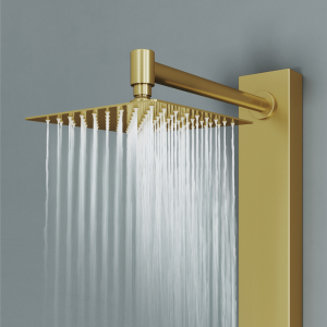 VIGO Orchid 39 in. H x 4 in. W 2-Jet Shower Panel System with Square ...