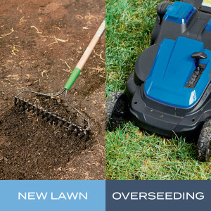 Scotts Turf Builder 5.6 lbs. Grass Seed Kentucky Bluegrass Mix with Fertilizer and Soil Improver ...