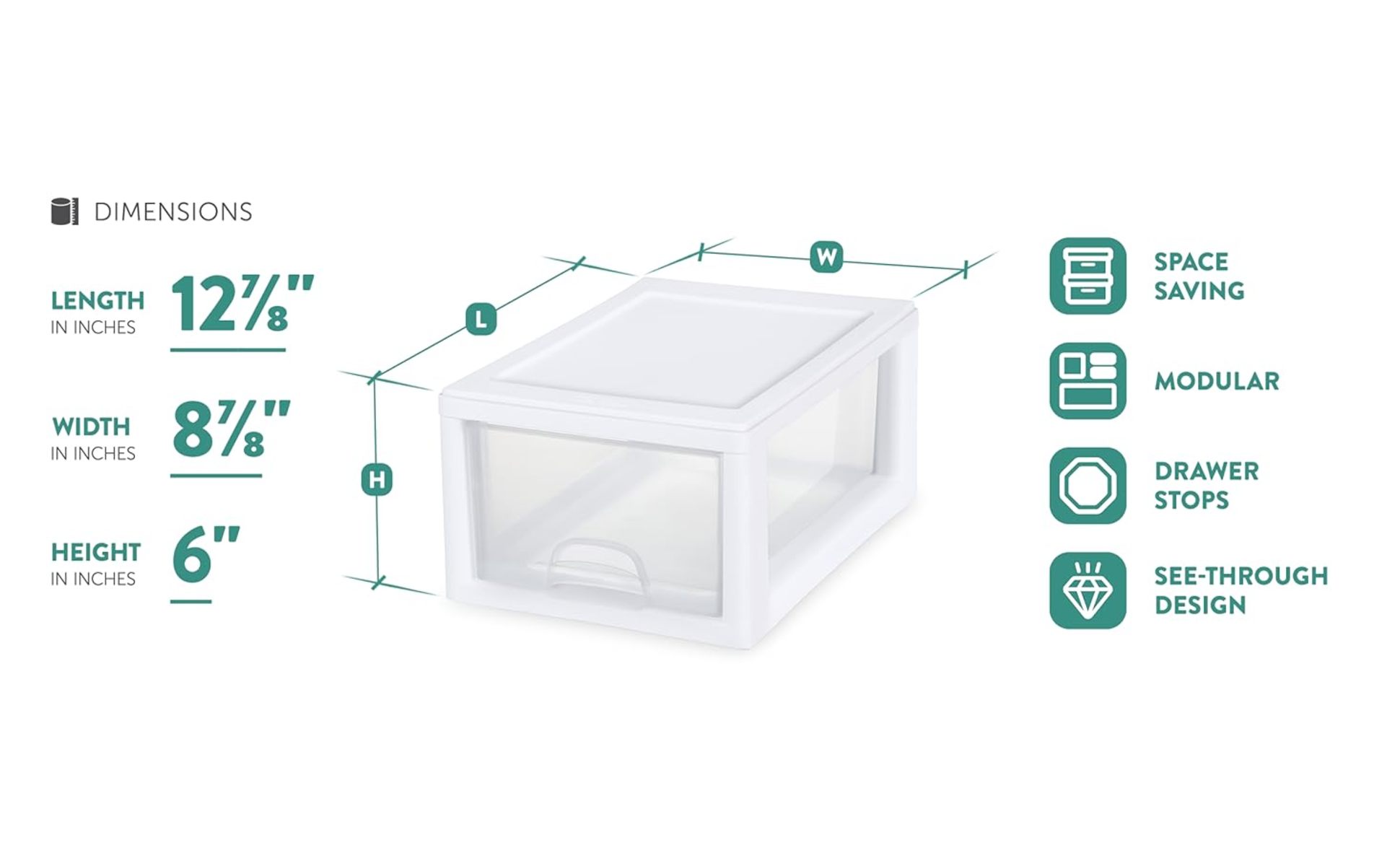Sterilite 6 Drawer Cabinet