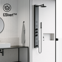 VIGO Bowery 59 in. H x 6 in. W 4-Jet Shower Panel System with Round ...