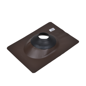 Oatey No-Calk 12 in. x 15-1/2 in. Galvanized Steel Brown Vent Pipe Roof ...