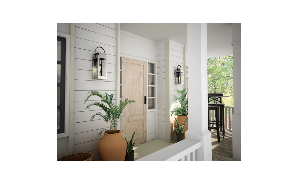 Progress Lighting Union Square Collection 1-Light Stainless Steel Clear ...