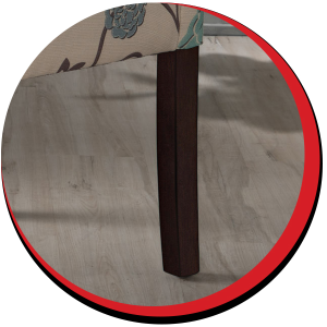 Noble House Pertica White and Blue Floral Fabric Dining Chairs (Set of ...