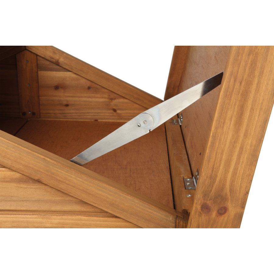 TRIXIE Natura Rabbit Hutch with Dual Levels & Secure Run