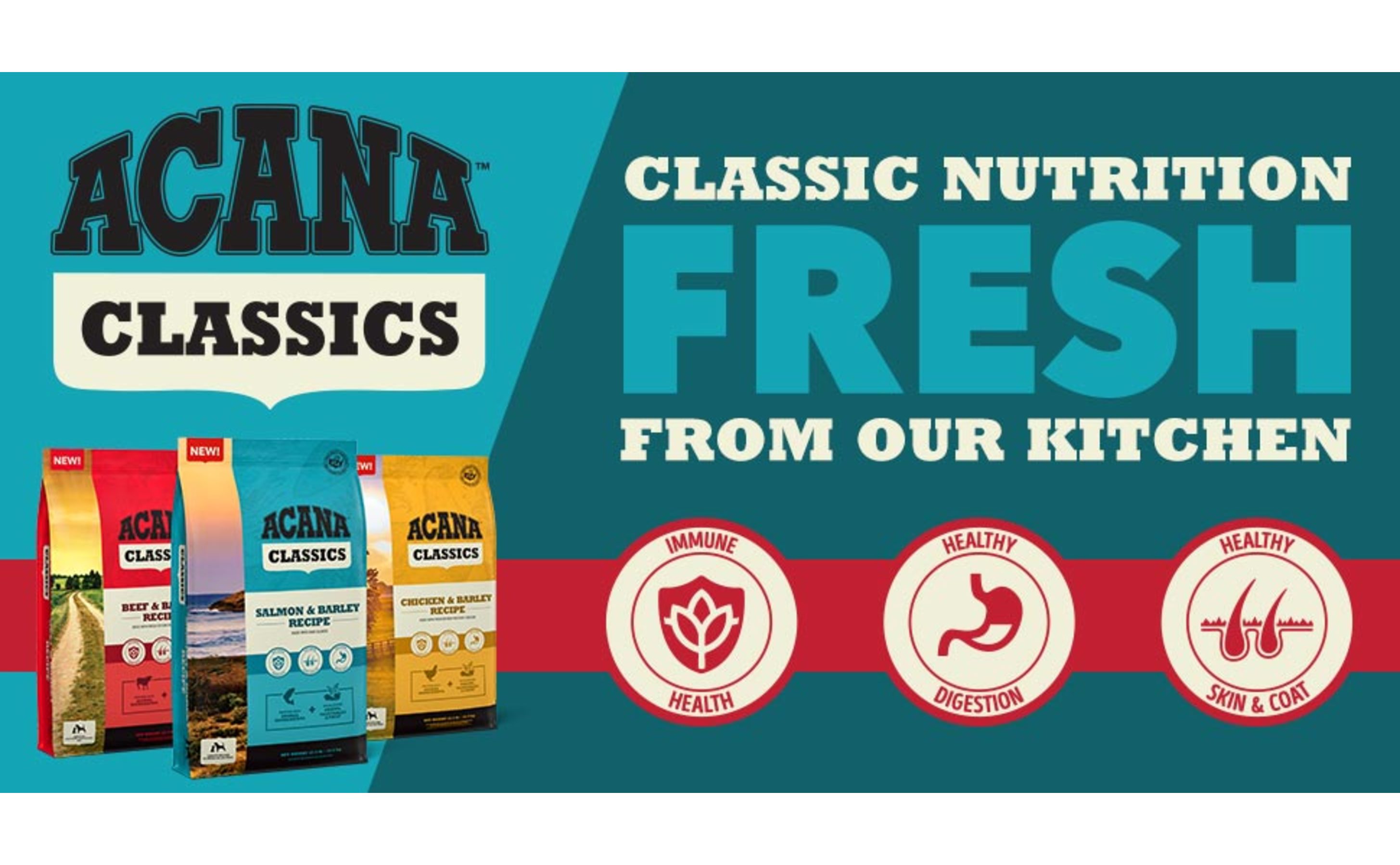 ACANA Classics Chicken & Barley Recipe Dry Dog Food, 22.5 lbs. | Petco