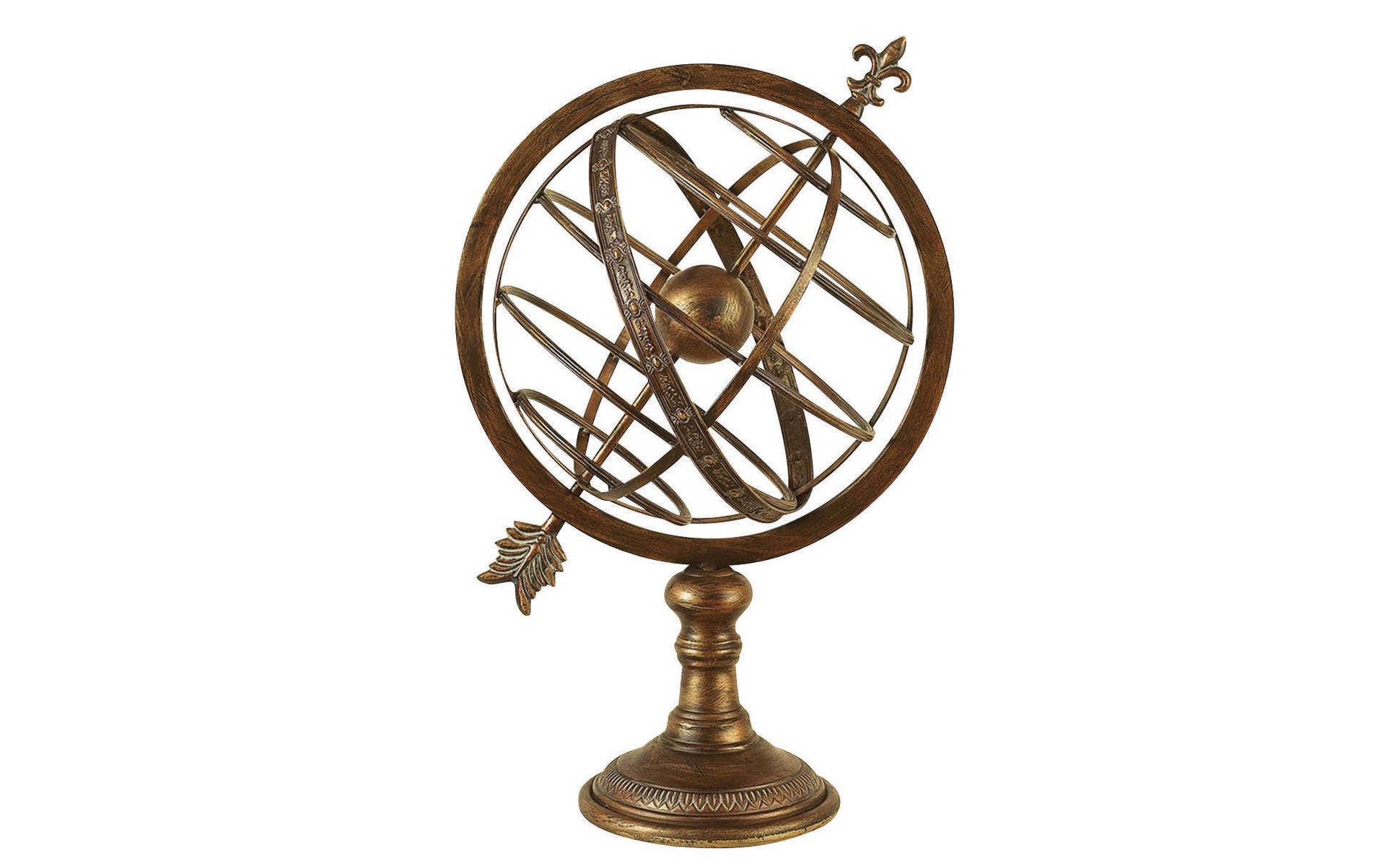 Nautical World Globe Table Decor Nautical - 5 Inch World Globe On ...
