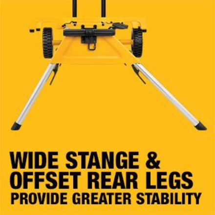 DEWALT 33 lbs. Heavy Duty Rolling Table Saw Stand with Quick Connect Stand Brackets with 200lbs. Capacity DW7440RS The Home Depot