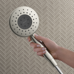 KOHLER Daisyfield 6-Spray Patterns 1.75 GPM 5 in. Wall Mount Handheld Shower Head in Vibrant ...