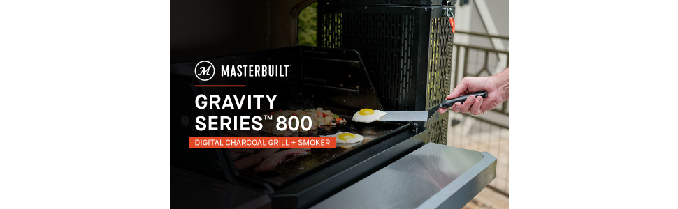 Masterbuilt Gravity Series® 800 Digital WiFi Charcoal Grill, Griddle ...