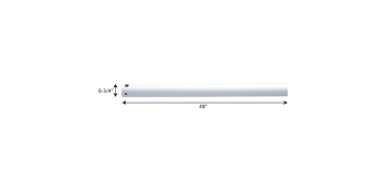 Progress Lighting AirPro 48 in. White Ceiling Fan Downrod P2607-28 ...