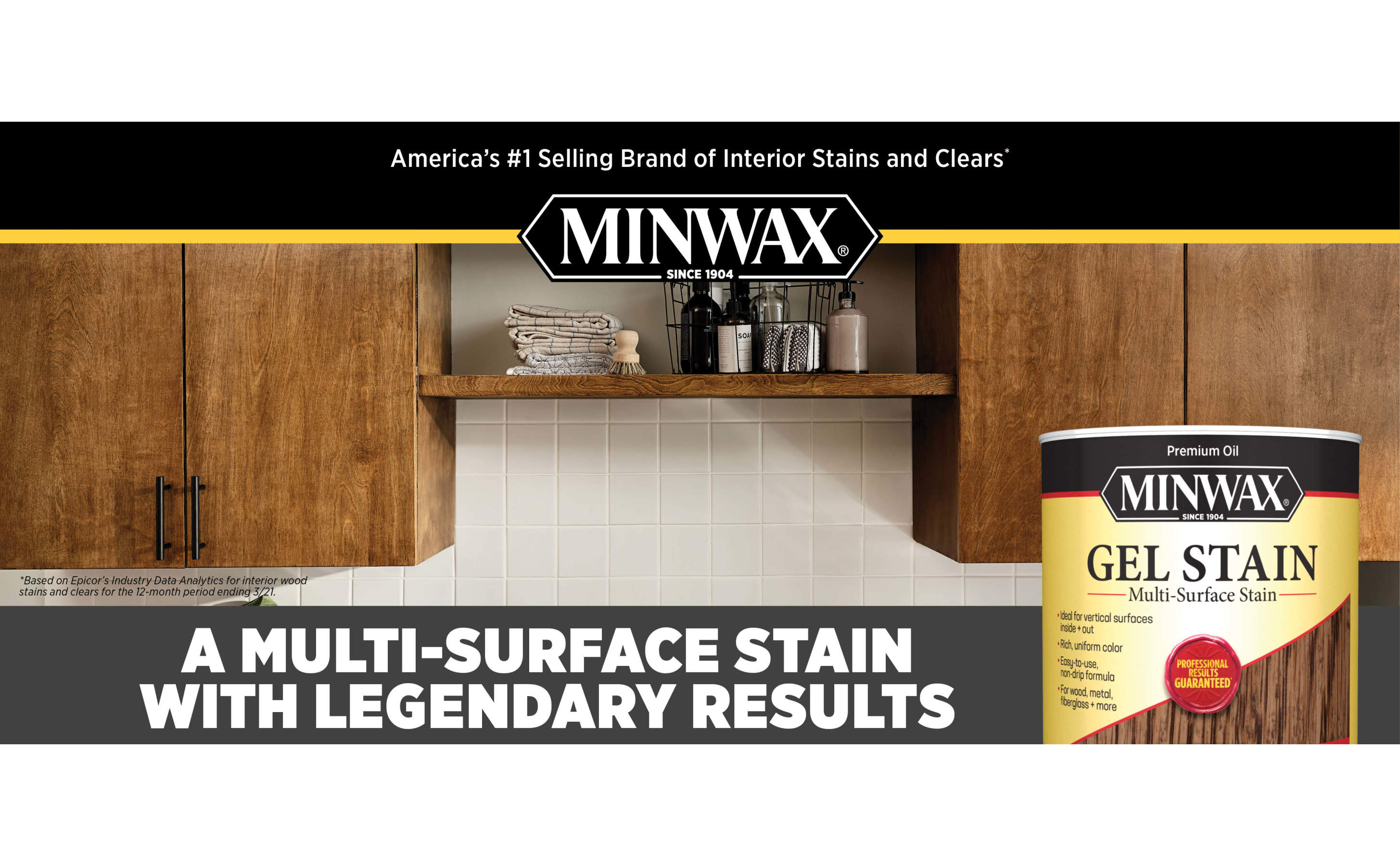 Minwax Gel Stain Semi-Transparent Walnut Oil-Based Gel Stain 1 qt Mfr ...