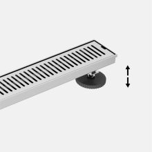 VIGO Elan 36 in. Linear Shower Drain in Chrome VG07003CH - The Home Depot