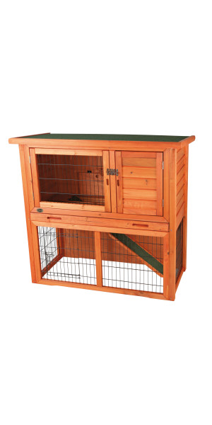 TRIXIE Natura Rabbit Hutch with Dual Levels & Secure Run