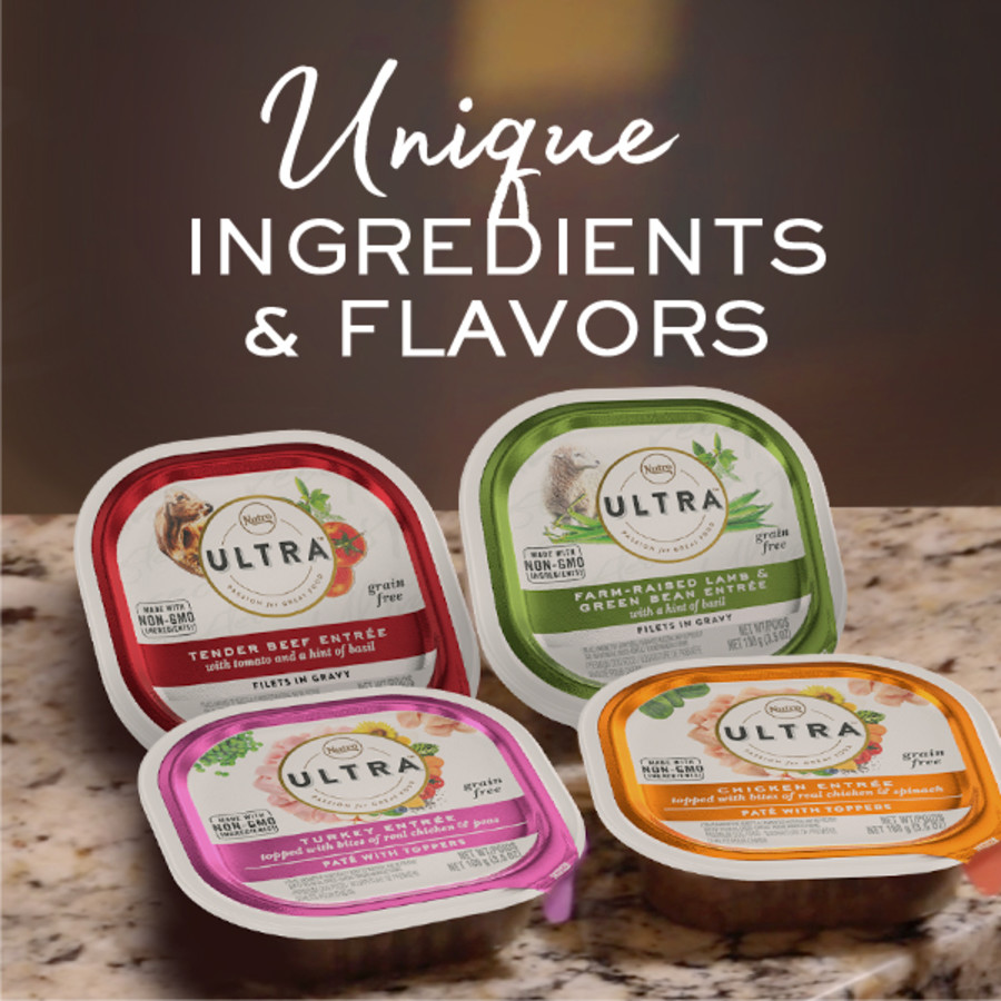 Nutro Ultra Chicken, Lamb & Whitefish Wet Dog Food Pate 12-Pack