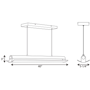 Progress Lighting Concourse Brushed Nickel Integrated LED Pendant ...