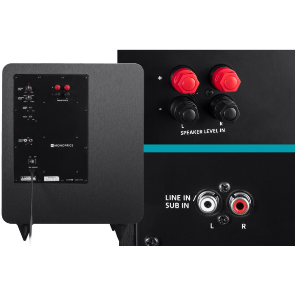 Monoprice Subwoofer Monoprice SW-12 Powered Subwoofer - 12 Inch, 400 ...