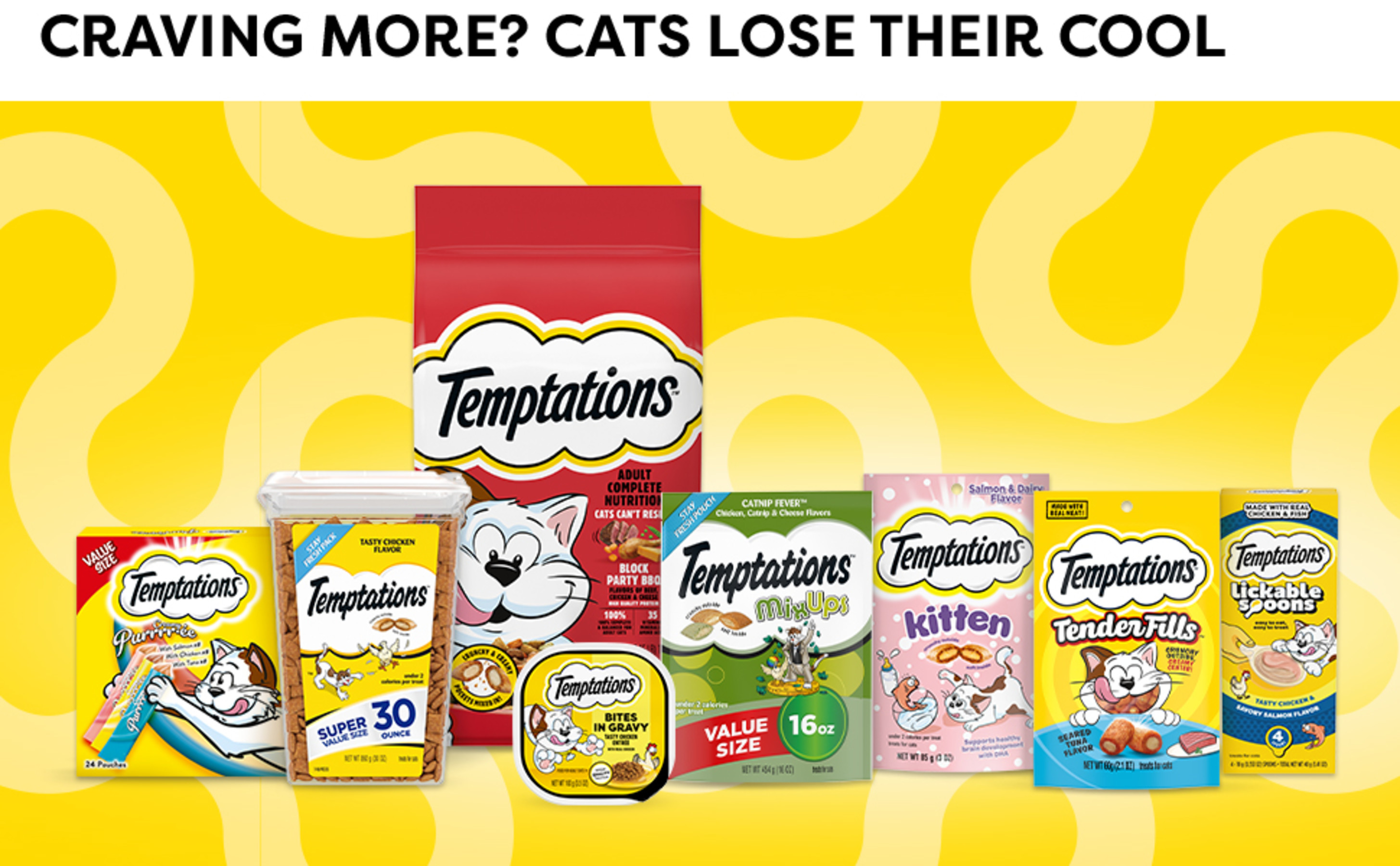 Temptations Creamy Puree with Chicken and Salmon Lickable, Squeezable ...