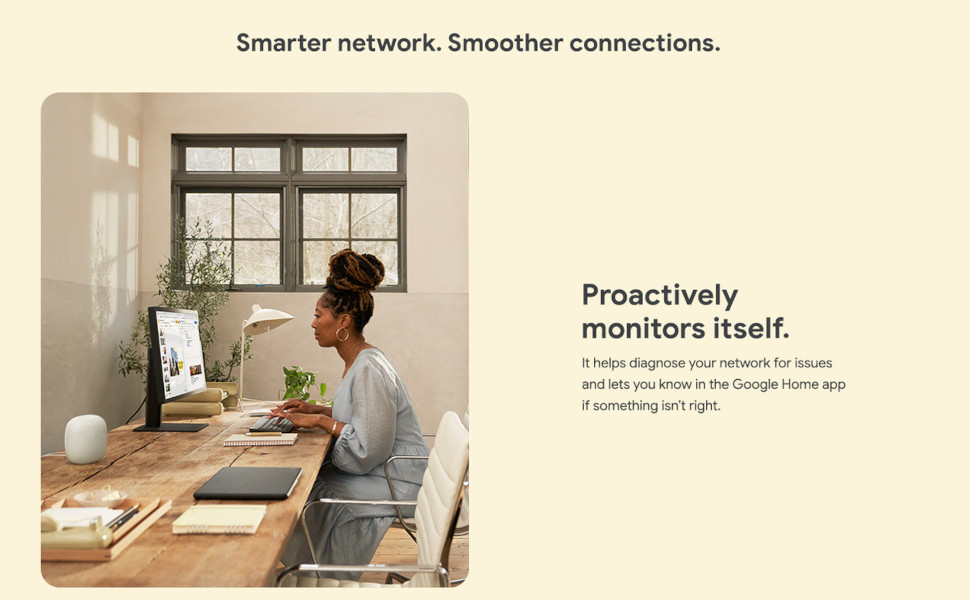 Google Nest Wifi Pro (Wi-Fi 6E) - Lemongrass GA03903-US - The Home Depot