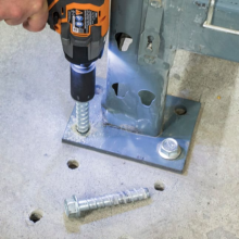 Simpson Strong-Tie 1/4 in. x 3 in. Mushroom-Head Crimp Anchor (100 per ...