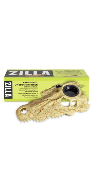 Zilla Rapid Sense Decor Large Crocodile Skull with Feeding Cup | Petco