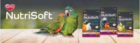 Kaytee NutriSoft Bird Food for Parakeets & Cockatiels 2 lbs